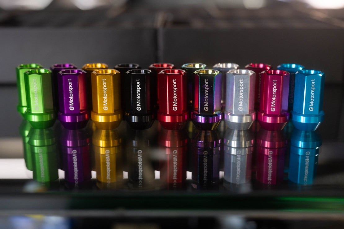 GMotorsport - Aluminium Wheel Nuts at MK MOTORSPORTS | Wheel Nuts from ...