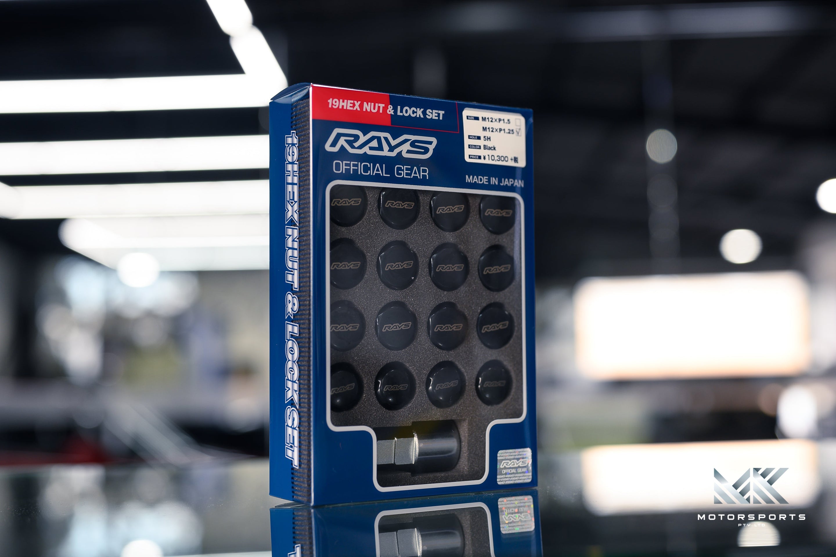 RAYS 19Hex Lock & Nut Set - Steel Wheel Nuts at MK MOTORSPORTS | Wheel ...