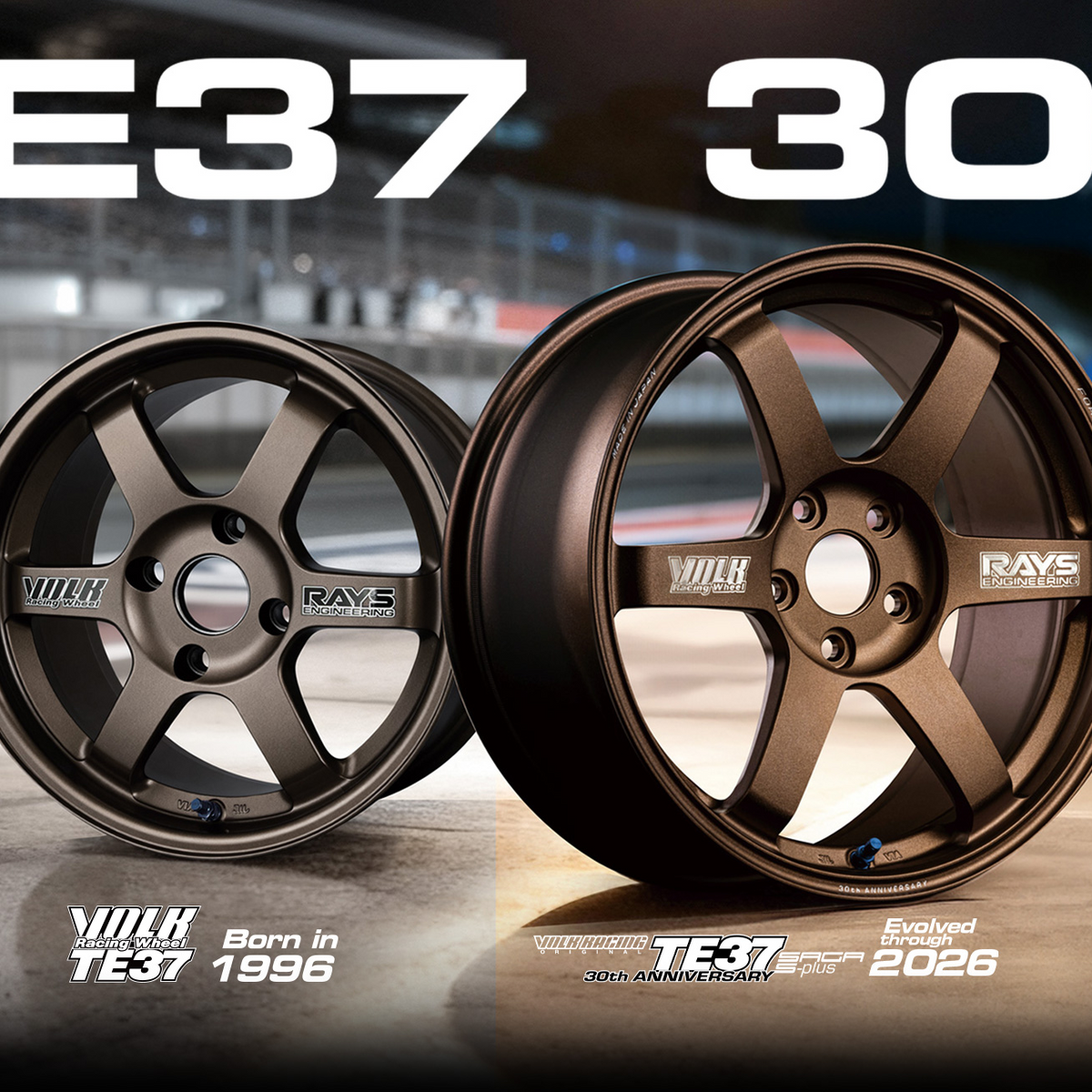 Volk Racing TE37 Ultra Large P.C.D. 30th Anniversary Sticker 20" – MK ...