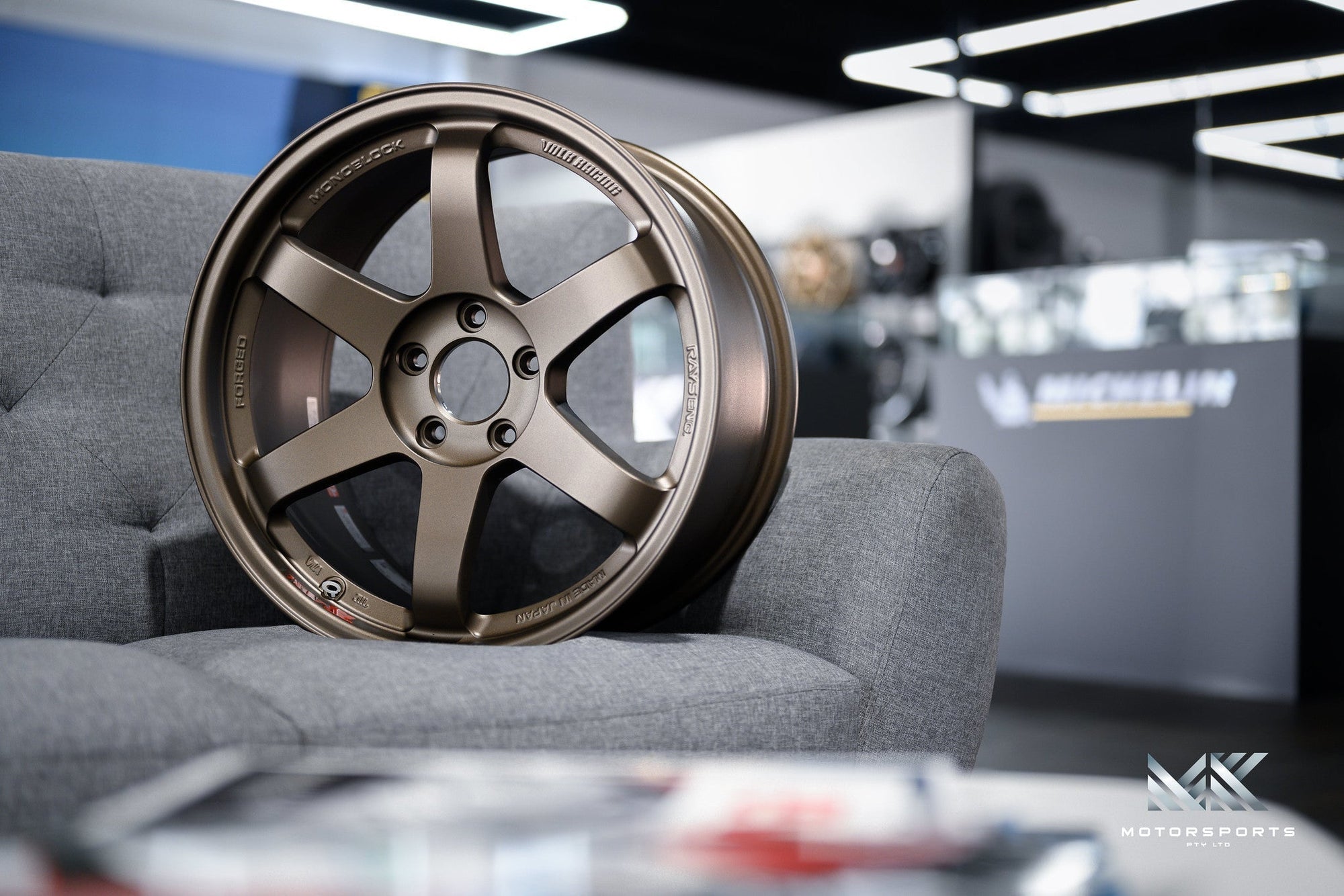 Volk Racing TE37SL 18 for R34 GT-R at MK MOTORSPORTS